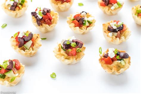 Mediterranean Phyllo Cups Cooking Lsl