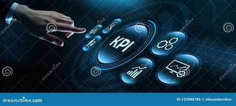 key performance indicator business internet technology concept stock