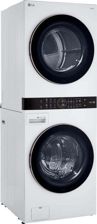 Lg Wash Tower With Centre Control 52 Cu Ft Washer And 74 Cu Ft