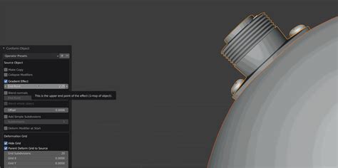 Conform Object Blender