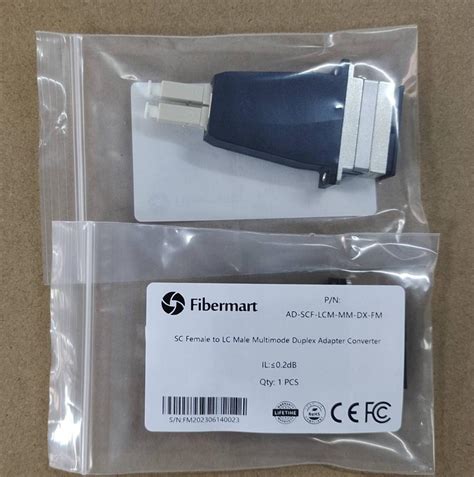 SC Female To LC Male Singlemode Duplex Adapter Converter Fiber Mart Com