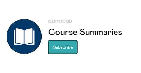 Course Summaries
