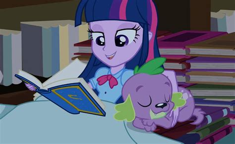 Princess Twilight Sparkle Reads Spike To Sleep By Benjirivera1991 On