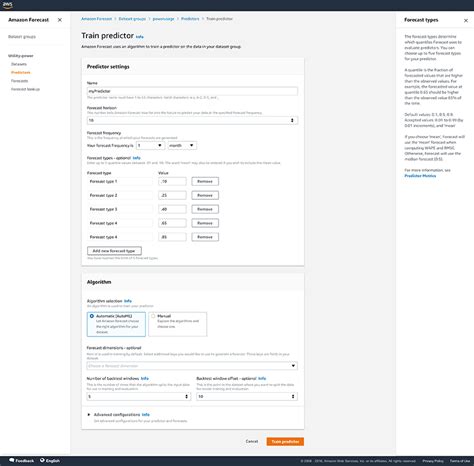 使用 Amazon Forecast 评估预测模型准确性，切实优化业务目标 亚马逊aws官方博客