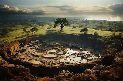 Premium Ai Image Ecological Disturbance Disaster Consequences