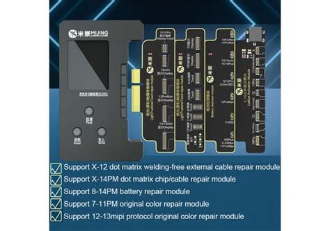 Mijing Zh01 Multi Function Dot Matrix Battery Repair Programmer