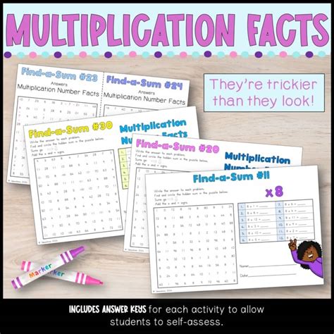 Multiplication Facts Times Tables Number Fact Search Find A Sum