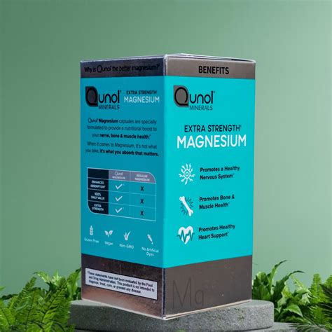 Qunol Extra Strength Magnesium Glycinate 420mg Lapis Lazuli Nutrihub