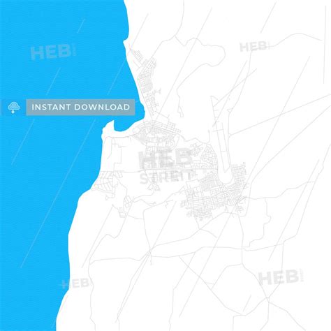 Talara Peru Pdf Vector Map With Water In Focus Hebstreits Map Vector Map Printable Maps