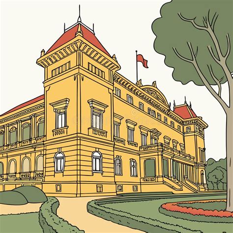 Historic Palace Architecture Stock Illustrations 32017 Historic