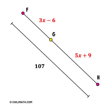 Segment Addition Postulate Chilimath