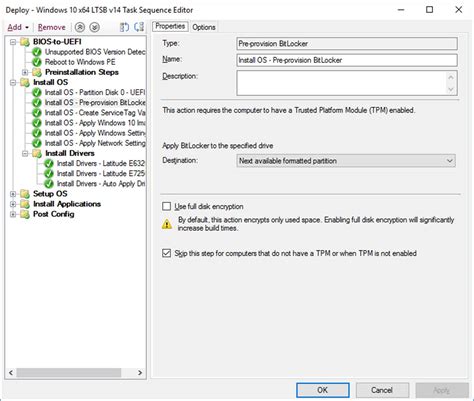 Sccm Task Sequence Windows 10 With Dell Cctk Uefi