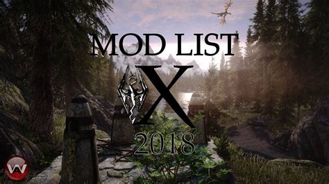 Modlist X 2018 Skyrim Se Pure Gameplay Footage Ultimate Graphics