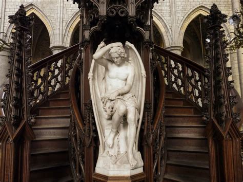 The Genius Of Evil Known Affectionately As Lucifer Of Liège Statue By