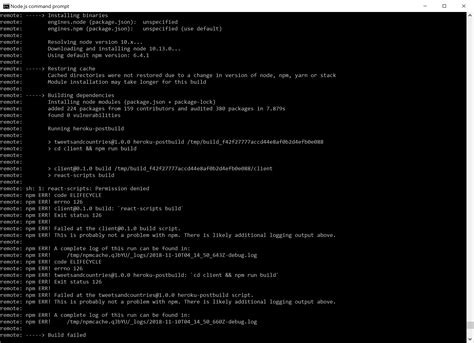 node js attempting to deploy my app node react socketio to heroku