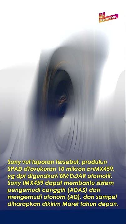 Keren Ni Sony Imx459 Spad Dtof Untuk Lidar Otomotif Resmi Meluncur