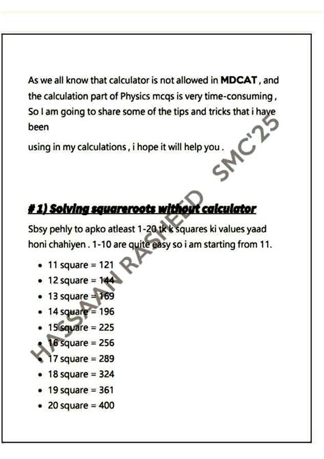 Solution How To Solve Physics Calculation Quickly Without Using