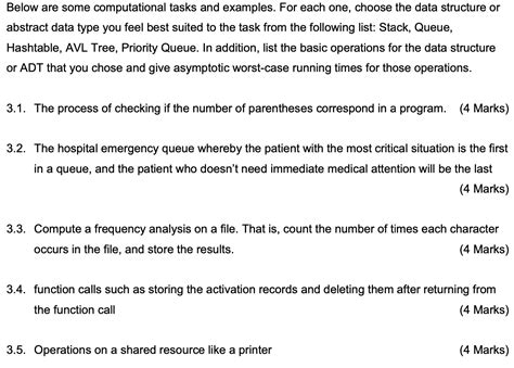 Solved Below Are Some Computational Tasks And Examples For