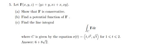 Solved Let F X Y Z Yz Y Xz X Xy A Show That F Is Chegg Com