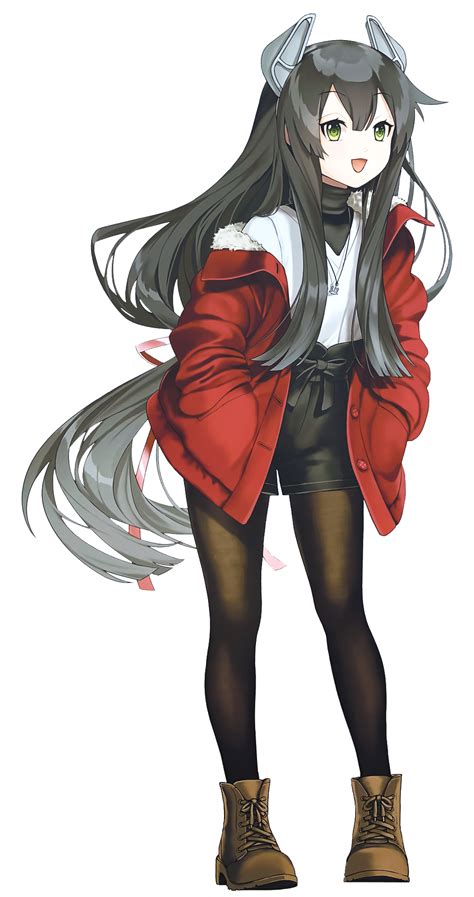 Safebooru 1girl Alternate Costume Bangs Black Hair Black Legwear