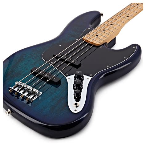 Fender Player Jazz Bass Plus Top Mn Blue Burst At Gear4music
