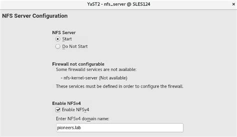 Sles Sharing Folder With Nfs Network Pioneers