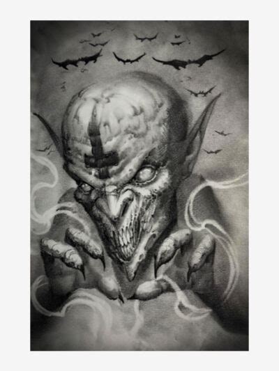 Evil Tattoo Sleeve Drawings Dark Art — Jamie Lee Parker
