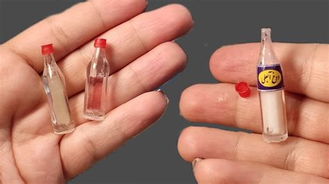 آموزش کاردستی بطری شیشه ای مینیاتوری با این آموزش میتونی صد تا بطری مینیاتوری واقعی بسازی Youtube
