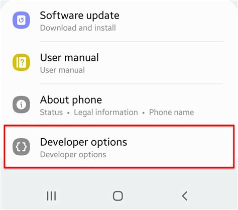 How To Enable Developer Options On Galaxy S22 Developer Mode The