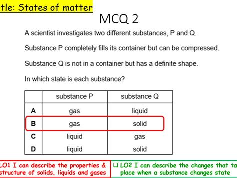 States Of Matter For Igcse Physics 0625 Cie Unit 2 Teaching Resources