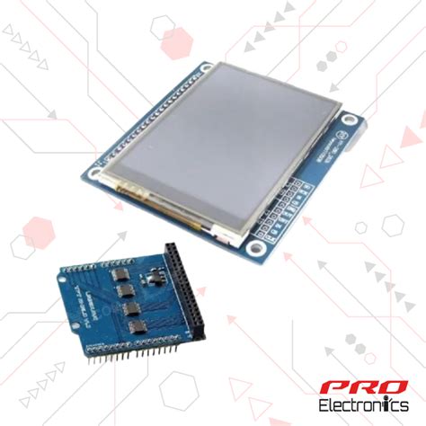 Pantalla Arduino Uno 24 Pulgadas Shield Pro Electronics