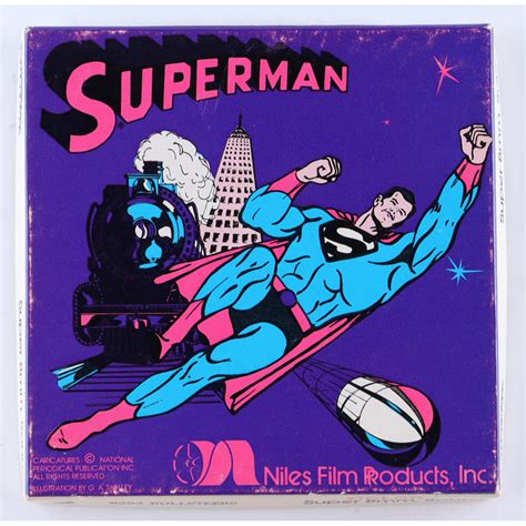 Superman Vintage 1970s Super 8mm Film With Original Box Pristine