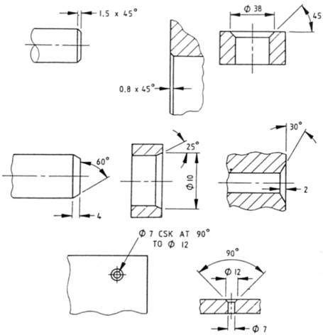 Chamfer Dimensioning Gdandt Basics 41 Off