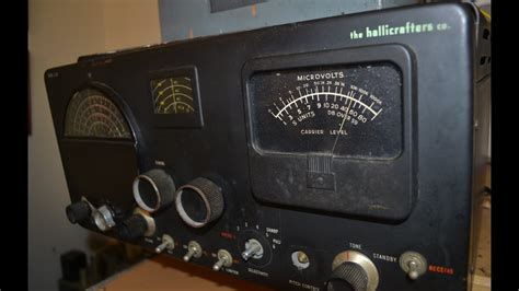 Demonstration Of The Hallicrafters S 76 Receiver Youtube