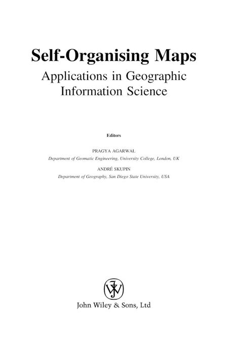 pdf self organising maps · 2016 08 12 · self organising maps