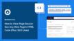 How To View Page Source See Any Web Pages HTML Code Plus SEO Uses