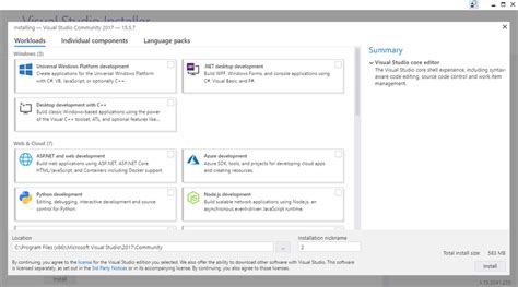 Gambar Visual Studio Antarmuka Installasi Jika Ingin Download Scientific Diagram