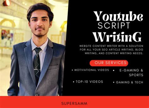 Write Best Selling Youtube Scripts And Thumbnails For You By Supersamm