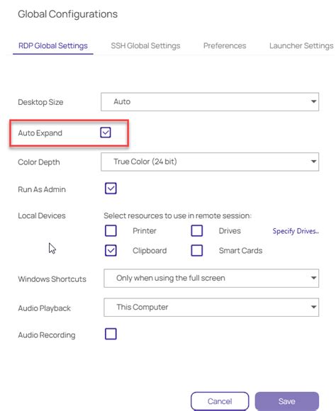 Desktop Size And Auto Expand