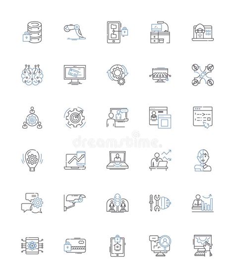 Node Line Icons Collection Javascript Web Server Framework Backend