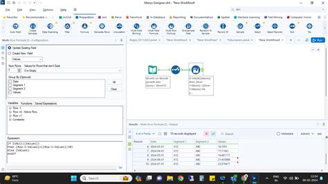 Solved Add Month Over Month Values Using Growth Rates Ex Alteryx Community