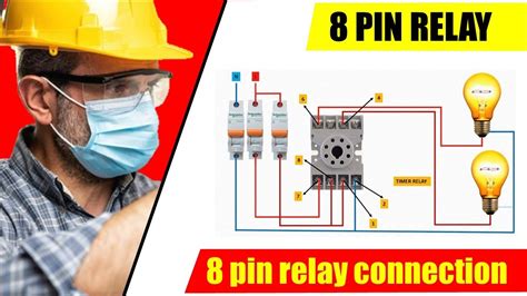 8 Pin Relay Wiring Diagram Omron 8 Pin Relay Wiring Diagram Youtube