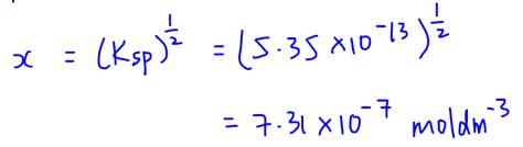 How To Calculate Solubility From Solubility Product