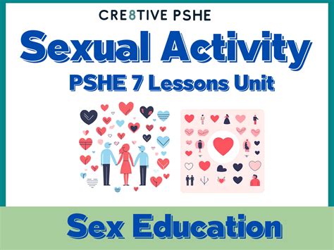KS KS PSHE Unit Sex Education Sexual Activity Relationships Consent Sexual Health