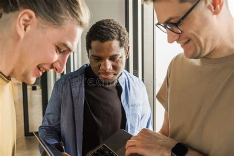 Team Of Professional Software Developer And Brainstorming And