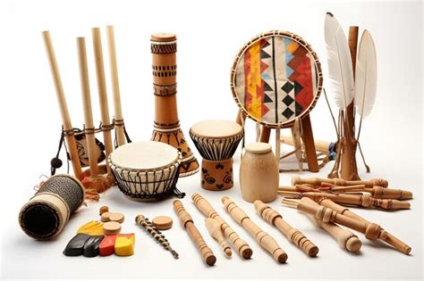 Premium Ai Image A Collection Of Traditional Native American Musical