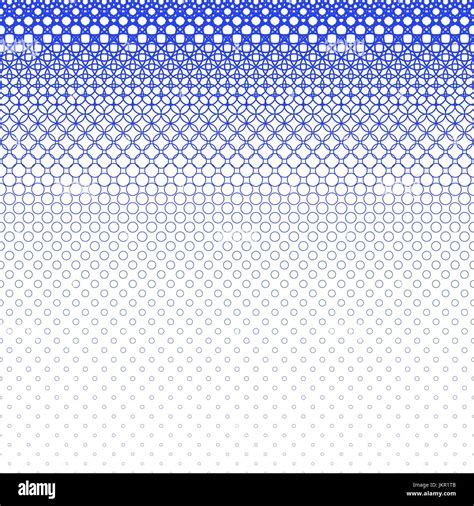 Geometrical Halftone Circle Pattern Background Vector Graphic From Rings In Varying Sizes