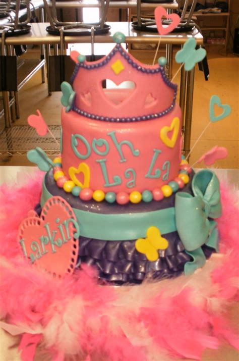 Fancy Nancy 6 And 8 Inch Rounds Mmf Feather Boa Inspiration From A