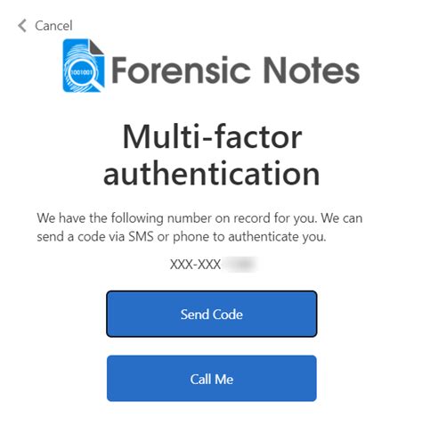 Forensic Notes Multi Factor Authentication Mfa Forensic Notes