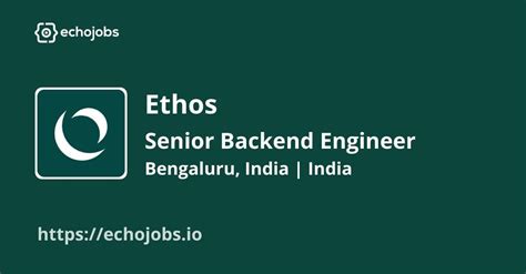 Ethos Is Hiring Senior Backend Engineer Bengaluru India India React